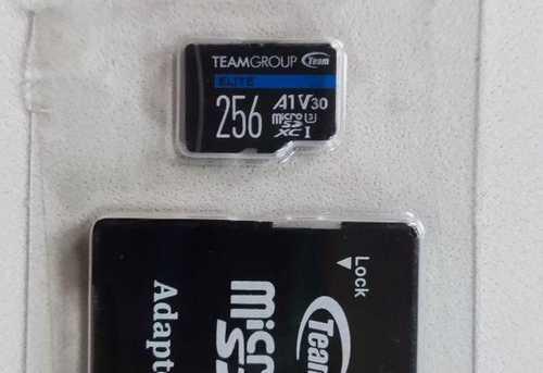 Флешка (карта памяти) на гарантии microsdxc 256 гб
