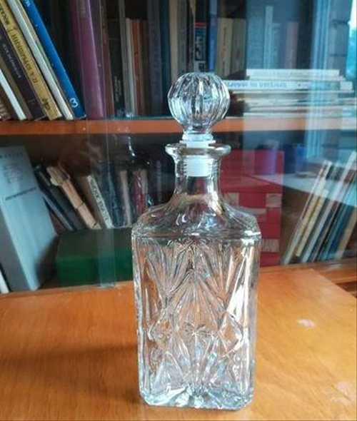 Хрустальный штоф Чехия