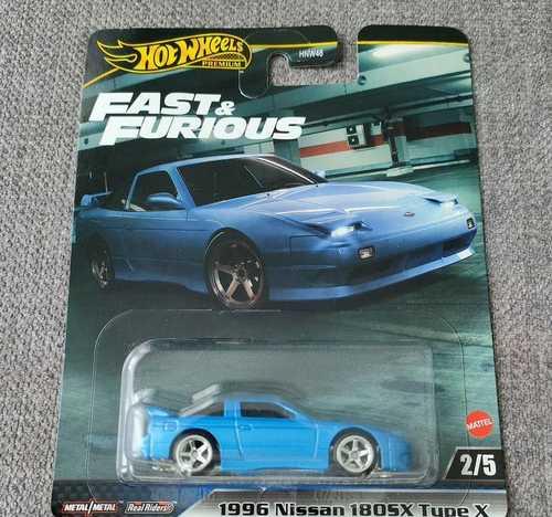 Hot Wheels Premium Nissan 180SX Type X