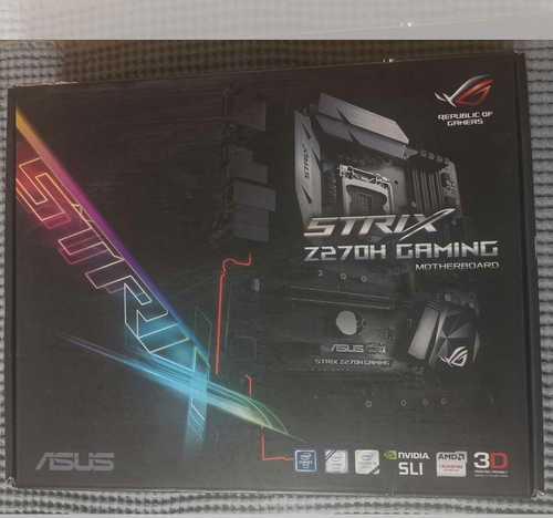 Материнская плата asus strix Z270H gaming