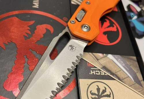 Microtech MSI S/E G-10 Orange Stonewash