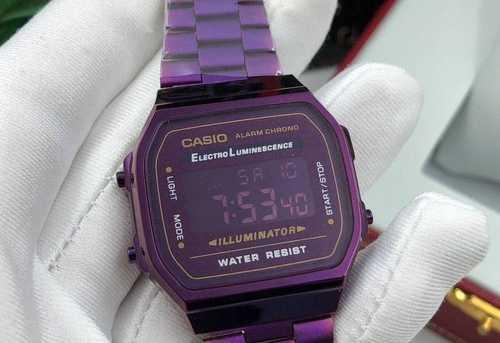 Часы Casio a168 фиолетовые