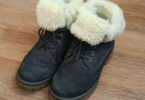 Ботинки зимние женские натуральная замша, мех