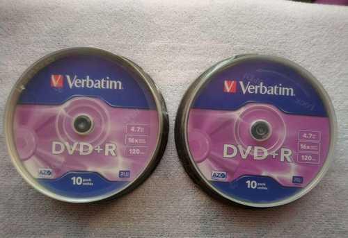 CD и DVD диски новые