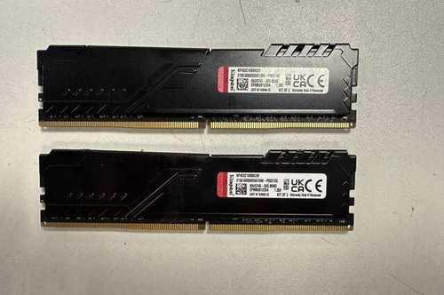 Память бу DDR4 8 gb kit 3200 mhz Kingston