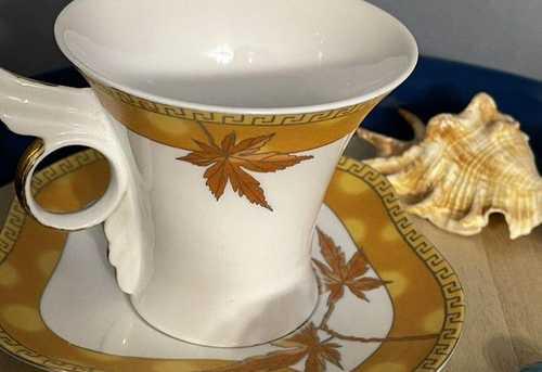 Чайная кофейная пара yamasen gold collection