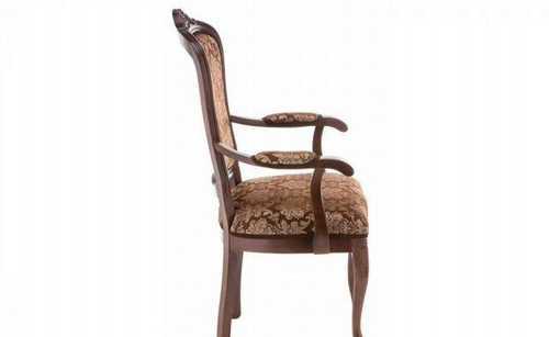 Кресло Руджеро с мягкими подлокотниками орех - шок