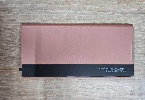Умный, кожаный чехол на Samsung Note 20 Ultra