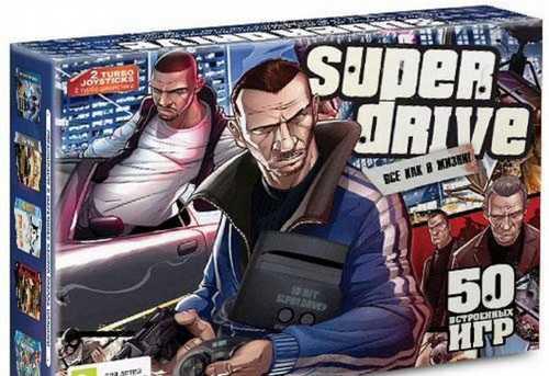 Приставка Сега 16bit Super Drive GTA (55-in-1) Bla