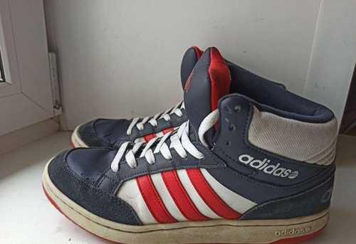 Adidas кроссовки кеды оригинал кожа редкие 42-43 р