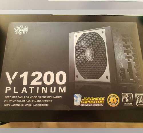 Блок питания cooler master v1200 platinum 1200w