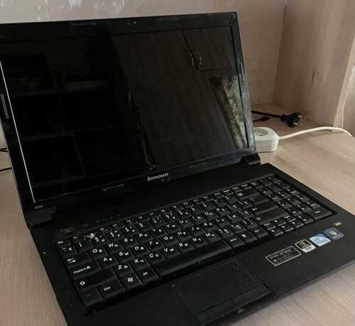 Ноутбук Lenovo B560 неисправен