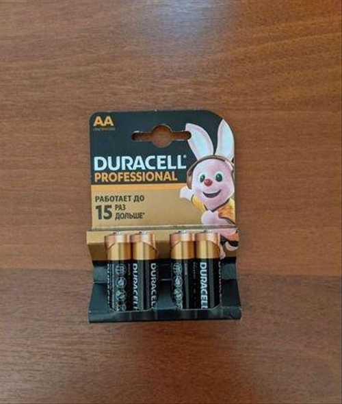 Батарейки Duracell Professional AA 4шт оригинал