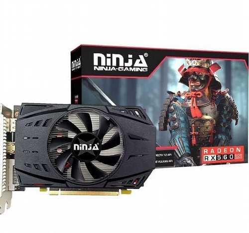 Видеокарта Ninja (Sinotex) RX560 (896SP) 4GB gddr5 128-bit DV hdmi DP