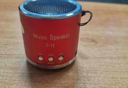 Bluetooth колонка Music Speaker Z-12, бу