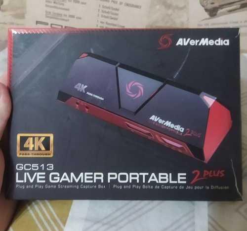 Карта захвата avermedia live gamer portable 2 plus