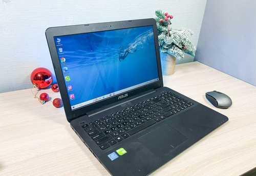 Ноутбук Asus 4 ядра/GeForce 920M/SSD