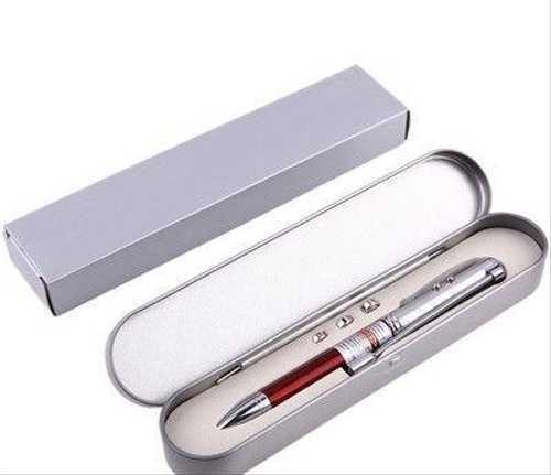 Ручка лазер с невидимыми чернилами, фонарик 4в1