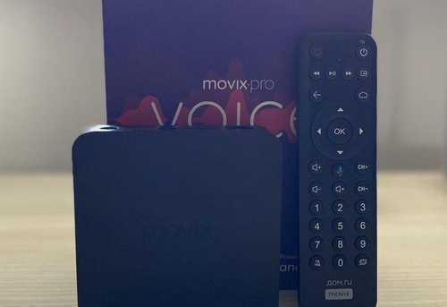 Android tv приставка Movix Pro Voice от дом.RU