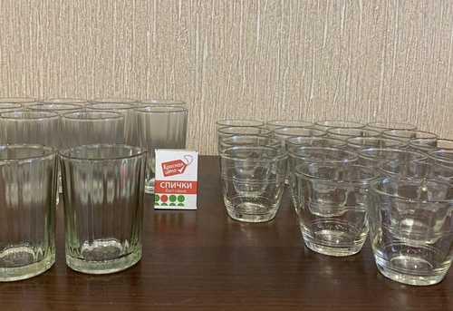 Стаканчики стопки рюмки из СССР по 25 шт