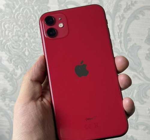 iPhone 11, 128гб, Product Red, Sim eSim, АКБ 85%