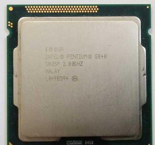 Процессор Intel Pentium G840, s1155