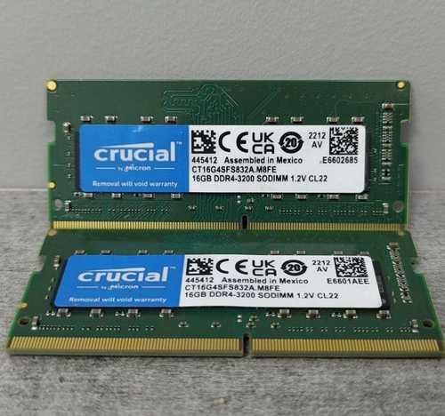 Оперативная память для ноутбука DDR4 32GB 3200