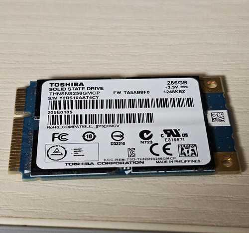 Ssd msata 256 Toshiba