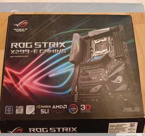 ROG strix X299-E gaming