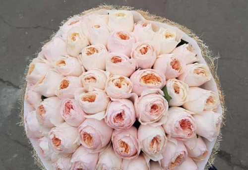 Пионовидная роза цветы букет