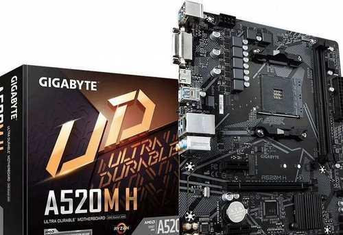 Ryzen 5 4500 + Gigabyte a520m (мать + проц.)