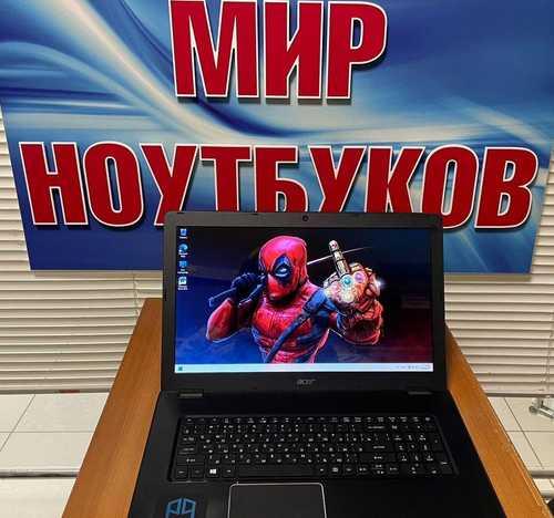 Игровой ноутбук Acer, 17 дюймов,geforce 2gb,гарант