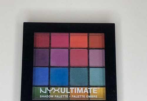 Палетка теней nyx ultimate brights