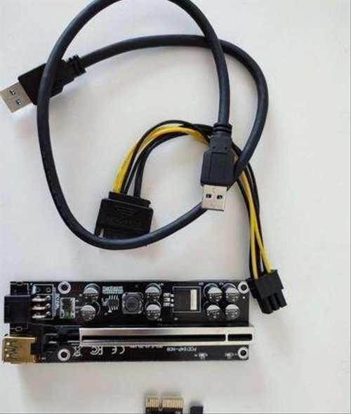 Райзер pci e x16 009s-plus