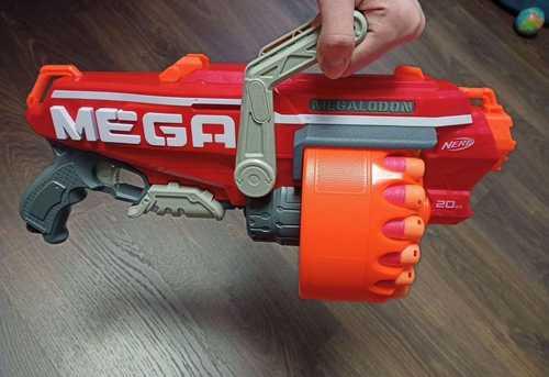 Бластер Nerf Megalodon 20 выстрелов