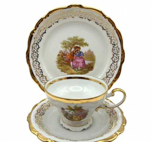 Чайное трио Gloria Fine Porcelain Bayreuth «Влюбле