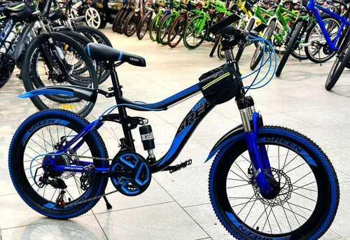 Велосипед Green Damper 20R 2023г (черно-синий)
