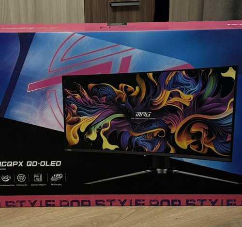 Монитор MSI mpg 341cqpx QD oled 240hz