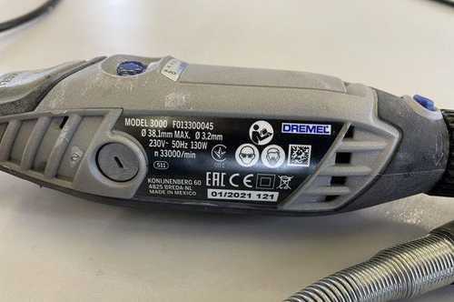 Dremel 3000 с гибким валом