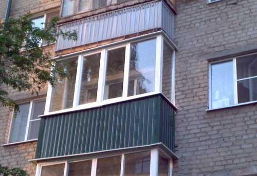 Балкон пластиковые окна