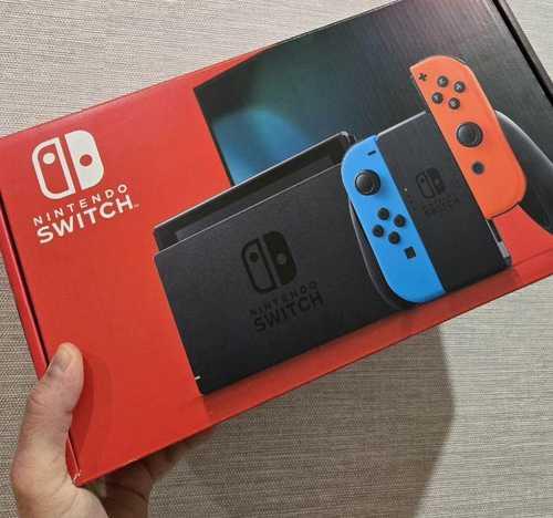 Nintendo switch Rev 2 прошитая 256Gb