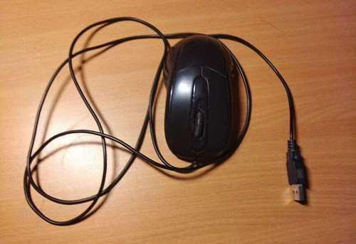 Мышка проводная 305М Black USB