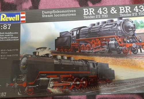 Сборные модели паровозов BR 43 Revell 1/87, HO