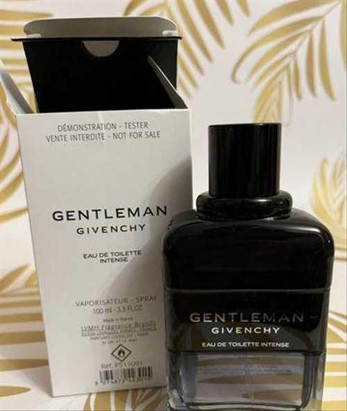 Givenchy gentleman edt intense 100 мл тестер