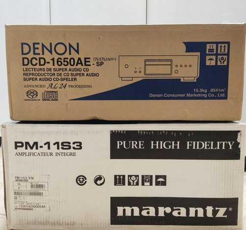 Denon dcd 1650ae, Marantz pm 11s3