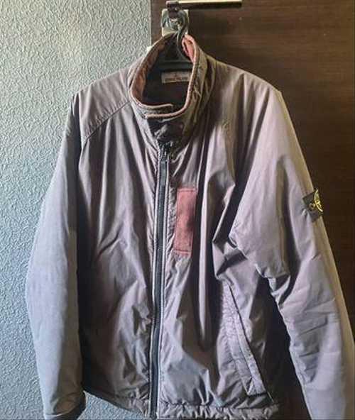 Куртка stone island mussola gommata velour