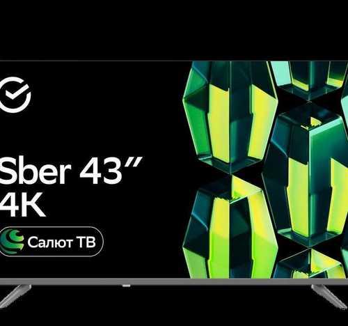 Новый умный телевизор Sber 4K UHD 43 SMART tv 2/8