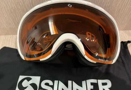 Новая горнолыжная маска Sinner очки на очки