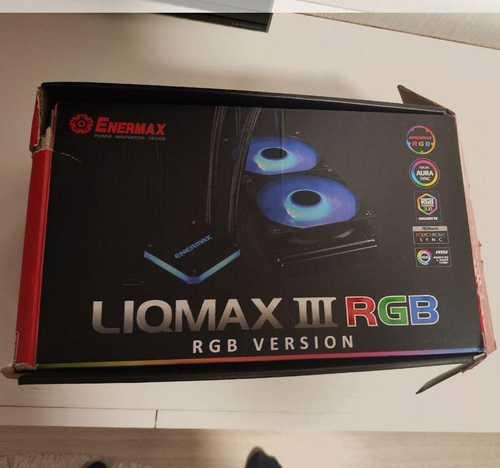 Водяное охлаждение для процессора liqmax 3 rgb