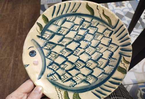 Керамика ручной работы "рыба"